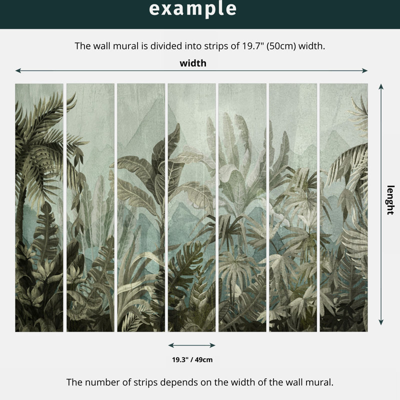 East Urban Home Colourful Boxes 11'' L x 96" W Wall Mural | Wayfair